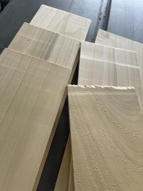 Madison Mill Natural Hardwood Craft Slats Clear Wood 4-Pack in the ...