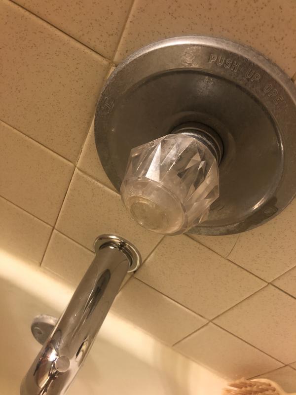 Allen and Roth Candace Matte Black 1 Handle Single Function Round ...