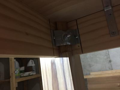 Waddell 2.4375-Inches x 2.4375-Inches Metal Table leg corner plate for ...