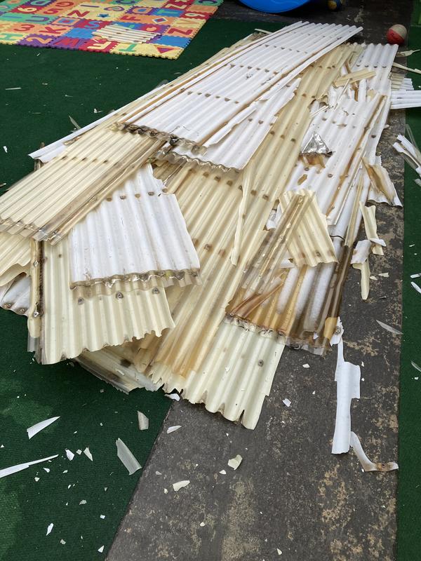 Tuftex SeaCoaster 2.17-ft x 12-ft Corrugated Clear PVC plastic Roof ...