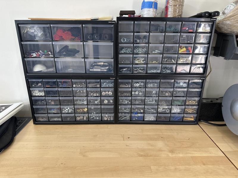 CRAFTSMAN Bin System 30-Compartment Small Parts Organizer CMST40730 at ...