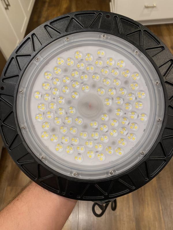 WYZM 9.3-in x 9.3-in 1-Light 14000-Lumen Adjustable-Lumen 5000 K ...