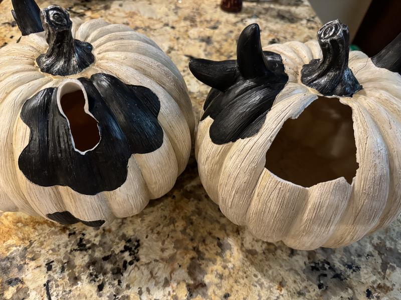 Holiday Living 9-in Critter Pumpkin in the Fall Decor department at ...