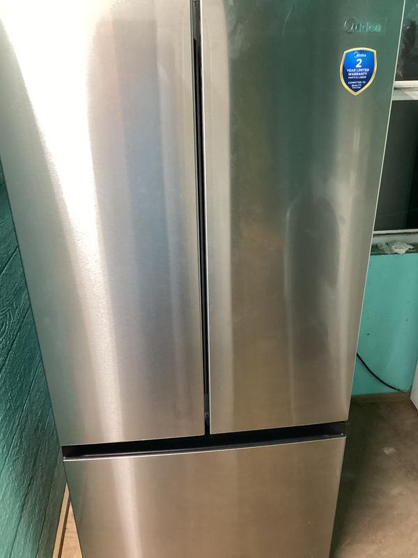 Shop Midea 18.4-cu ft French Door Refrigerator with 30-in Electric ...