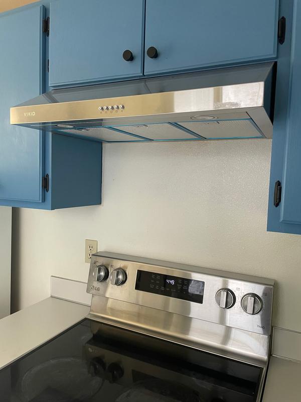 VIKIO 36-in Convertible 900-CFM Stainless Steel Insert Under Cabinet ...