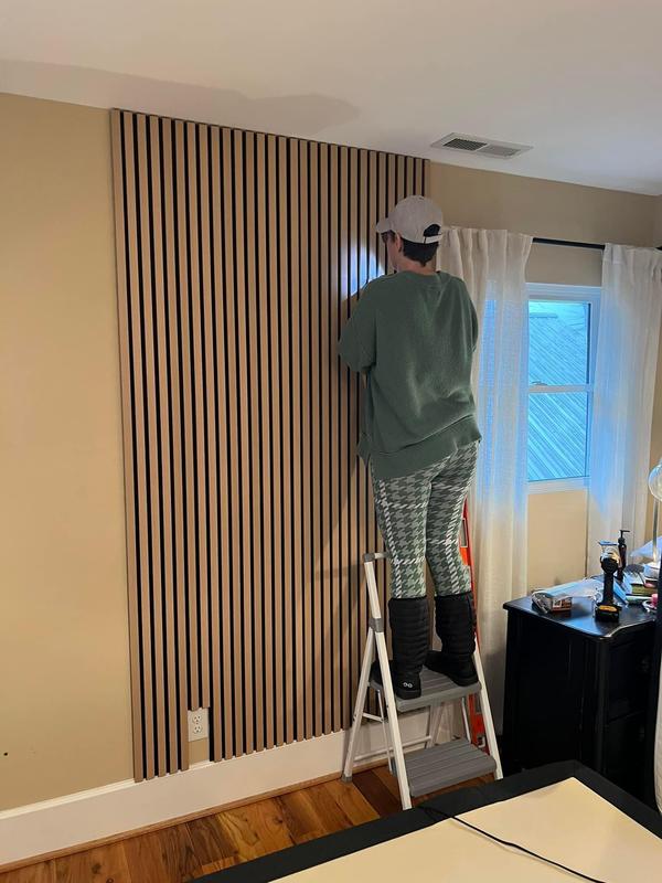 HIGHLANDERHOME 1-in x 94-in x 24-in Smooth MDF Wood Wall Panel in the ...