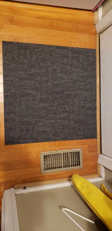 Shaw Solace 24-in x 24-in Resnik Gray Commercial Adhesive Indoor Carpet ...