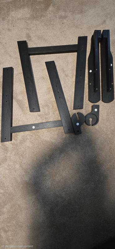 Fortune Candy 1 Person All-Weather Resistant Poly Lumber High Backrest ...