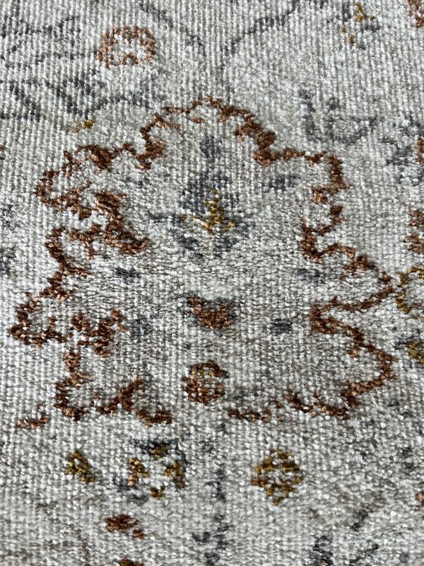 allen + roth with STAINMASTER Camille Border 8 X 10 (ft) Beige Indoor ...