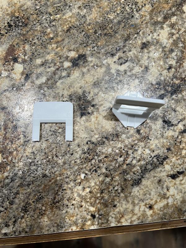 BARWALT 1/8-in Plastic Wedge Tile Spacer and Leveling System 200 -Pack ...