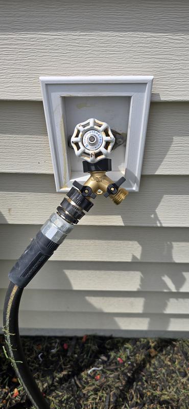 Morvat Brass 2-Way Full-Flow Water Shut-Off RG-BCONNECTOR-2 at Lowes.com
