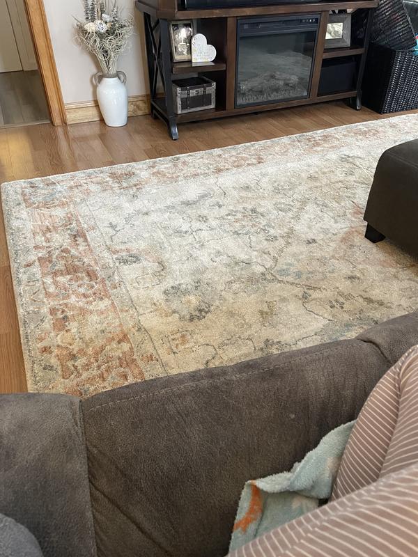 allen + roth with STAINMASTER Himalayan Dream 8 X 10 (ft) Cream Indoor ...