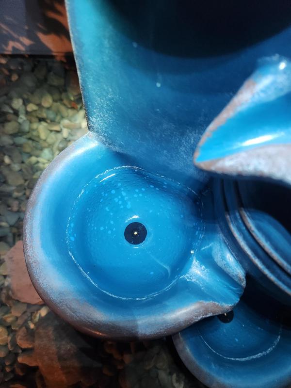 Teamson Home 31.1-in H Resin Solar Powered Tiered Outdoor Fountain Pump ...