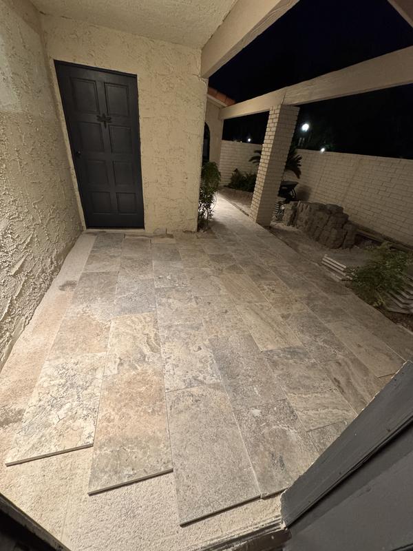 Satori 24-in L x 16-in W x 1-in H Rectangle Coastal Gray Natural Stone ...