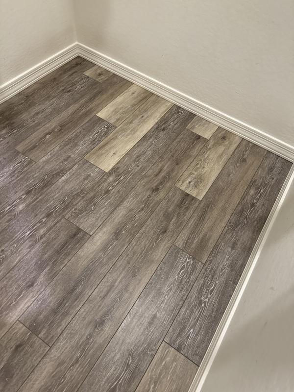 SMARTCORE Ultra Blue Ridge Pine Brown 12-mil Waterproof Interlocking ...