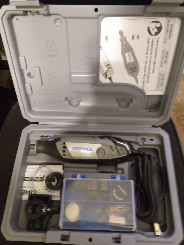 Dremel 3000-2/25-P Variable 1.2-Amp Multipurpose Corded Rotary Tool Kit ...
