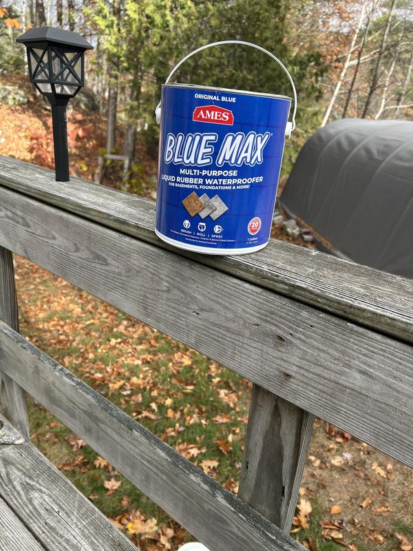 AMES Blue Max Blue Semi-gloss Solid Water-based Mildew Resistant Mold ...