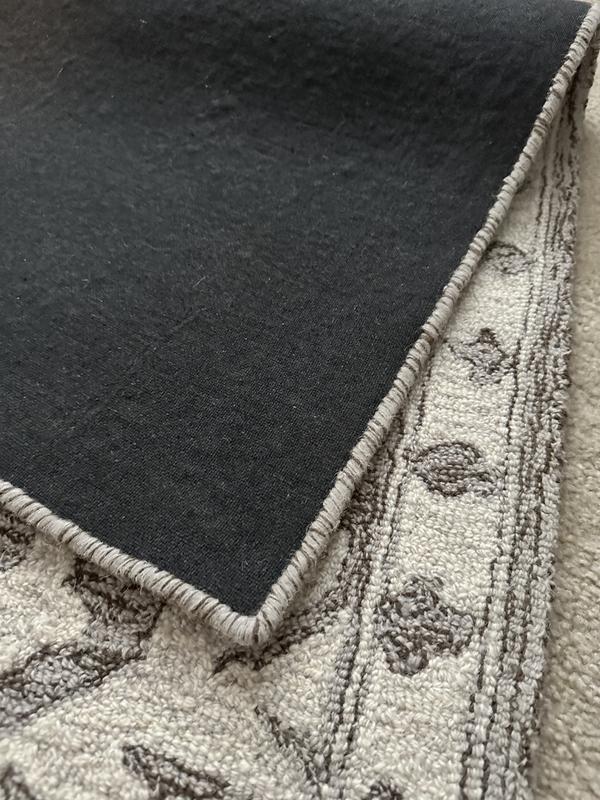 allen + roth Callaway 8 x 10 (ft) Tufted Wool Mocha Rectangular Indoor ...