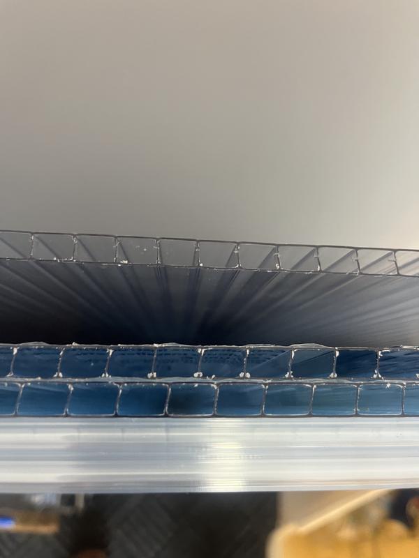 Sunlite 4-ft x 4-ft Corrugated Clear Polycarbonate plastic Roof Panel 5 ...