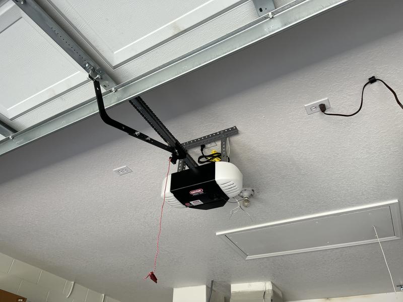 Genie Genie Garage Door Opener 8-ft chain rail extension kit in the ...