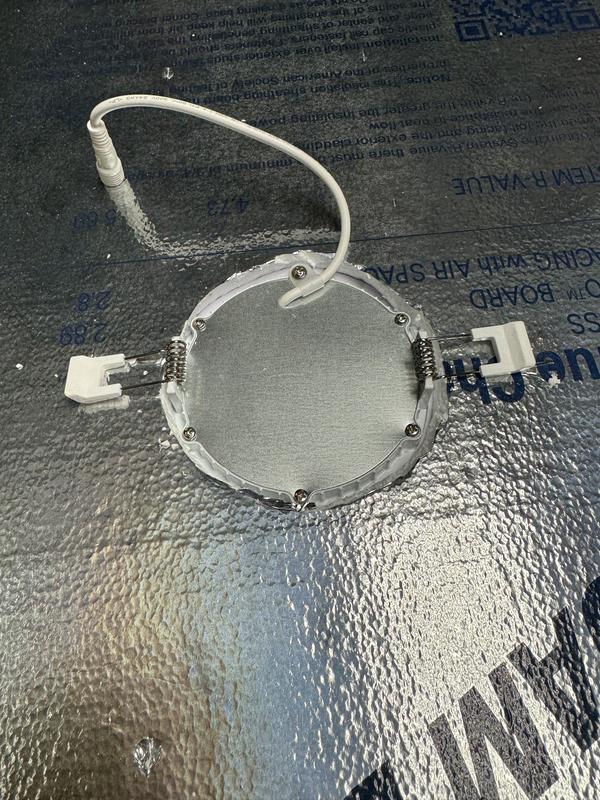 Utilitech White 4-in 540 -Lumens Switchable white Round Dimmable LED ...