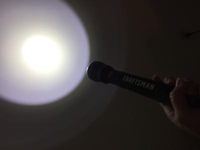 CRAFTSMAN 700-Lumen 5 Modes LED Miniature Spotlight Flashlight with ...