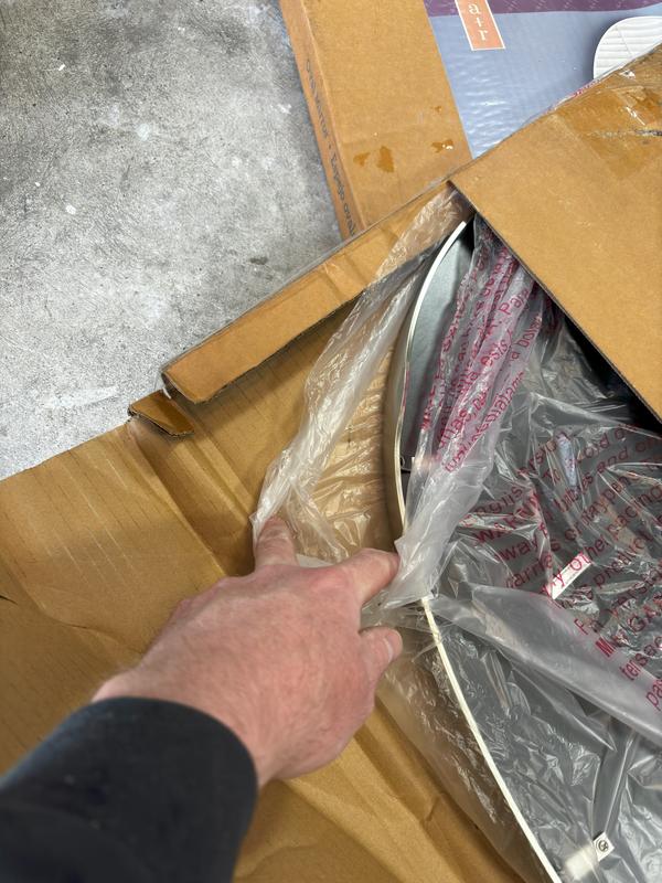 allen + roth 21-in x 31-in Framed Oval Bathroom Vanity Mirror (Brushed ...