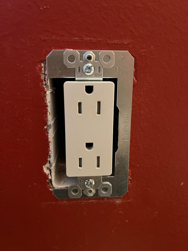 Hubbell RACO 3-Pack 4.4-in W x 0.25-in L Steel Wall Plate Spacer 999X ...