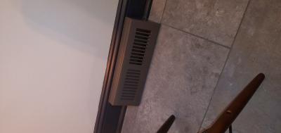 Accord 2-3/4-in x 18-in 180-degrees Oak Light Oak Baseboard register ( Outside Width- 3.75-in ...