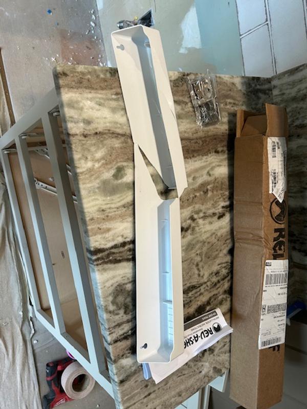 Rev-A-Shelf 24 Feet Feet Kitchen Tip-Out Tray Polymer Plastic White LD ...