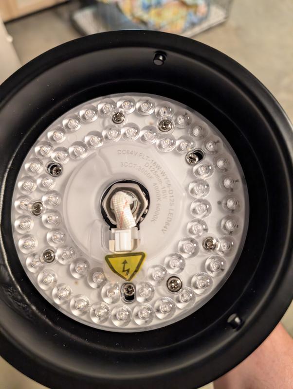 SILJOY 60-in Integrated LED Brushed Gold with Black Blades Ceiling fan ...