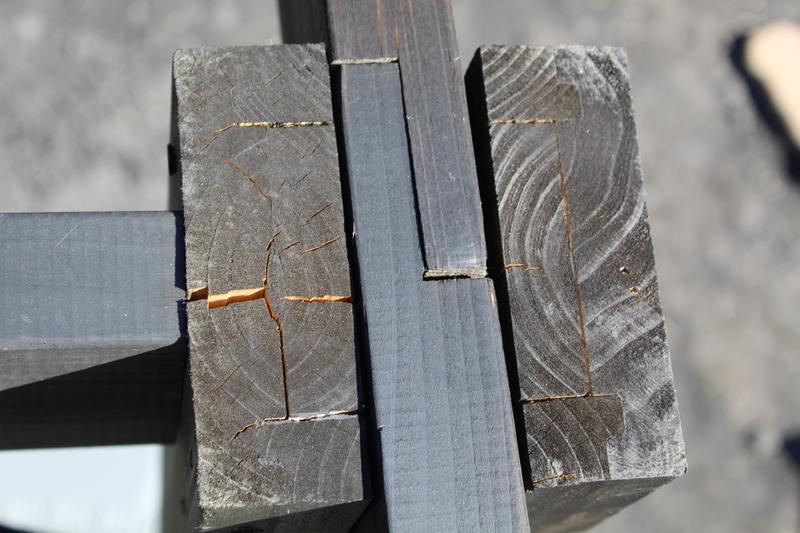 Vita Mezza 7.08-ft W x 7.54-ft H Charcoal Garden Arbor VA68895 at Lowes.com