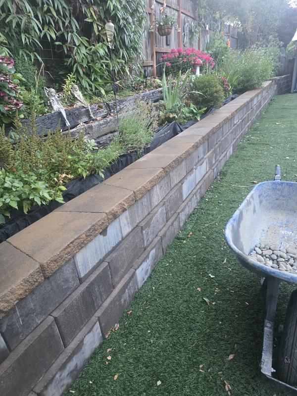 3-in H x 18-in L x 13-in D Buff Tan Concrete Retaining Wall Cap 309273 ...