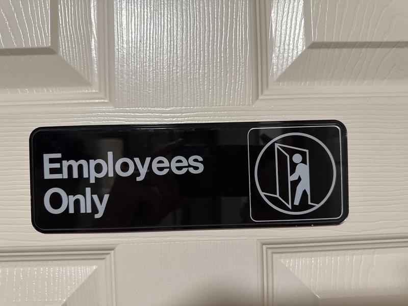 Hillman 3-in x 9-in Acrylic Business Sign 841744 at Lowes.com