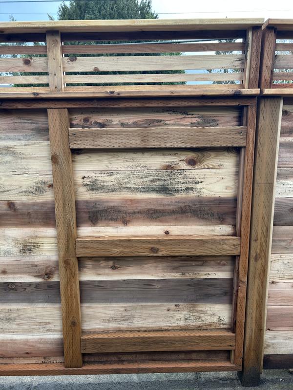 5/8-in x 5-1/2-in x 8-ft Cedar Flat-top Fence Picket in the Wood Fence ...