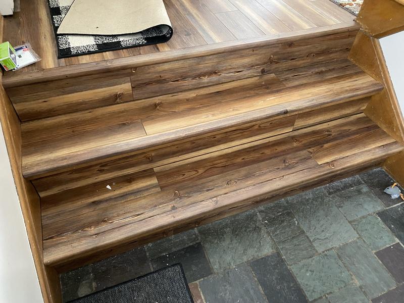 SMARTCORE Ultra 2.07-in x 94.49-in x 1.16-in Blue Ridge Finished Vinyl ...