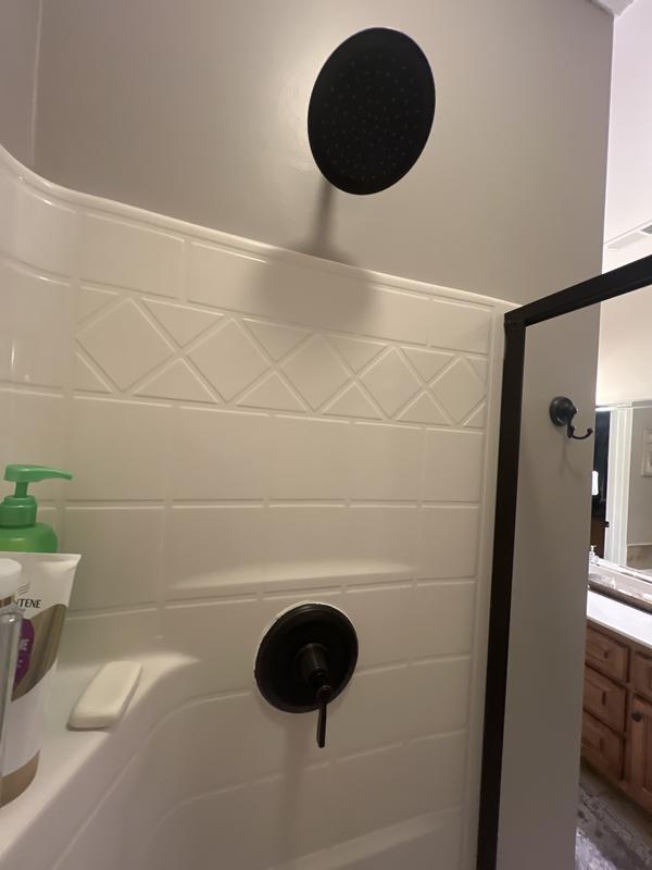 allen + roth Townley Oil rubbed bronze 1-handle Single function 6.0-in ...