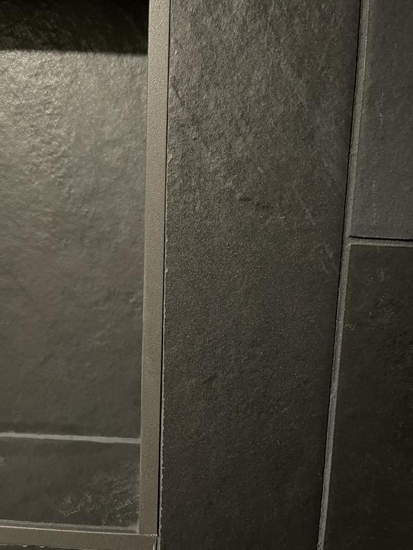 American Olean Carbon Mist Slate 12-in x 24-in Glazed Porcelain Stone ...