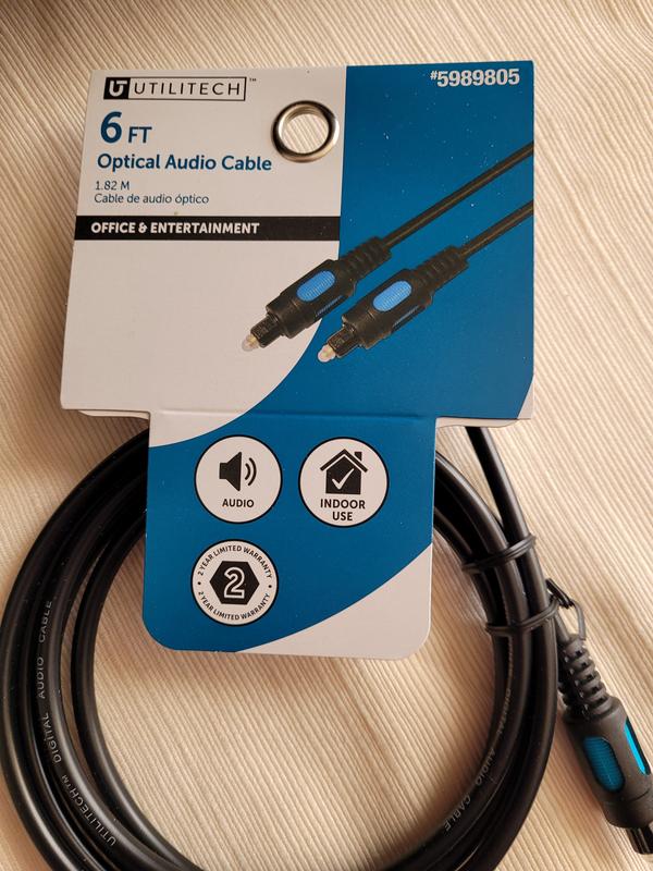 Utilitech 6-ft 24K gold-plated Audio Cable AUDIOC6FT at Lowes.com