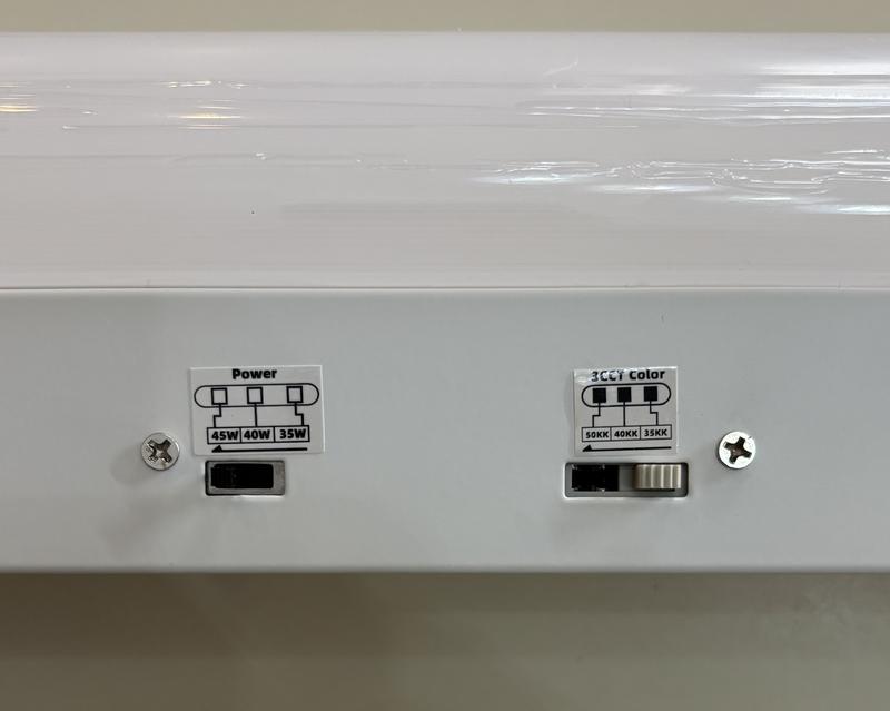 Honbei 2 Pack of 3.38 ft LED Shop Garage Light Color and Wattage ...