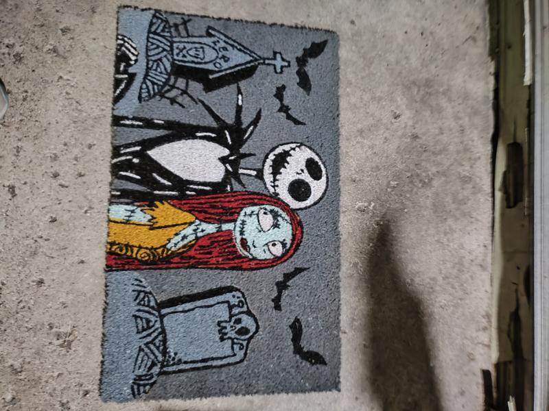 Disney 1-1/2-ft x 2-1/2-ft Multi Color Coir/Rubber Rectangular Indoor ...