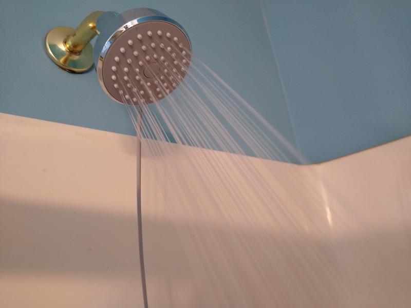 Evolve Thermostatic Valve Polished Chrome 3.25-in Round Fixed Shower ...