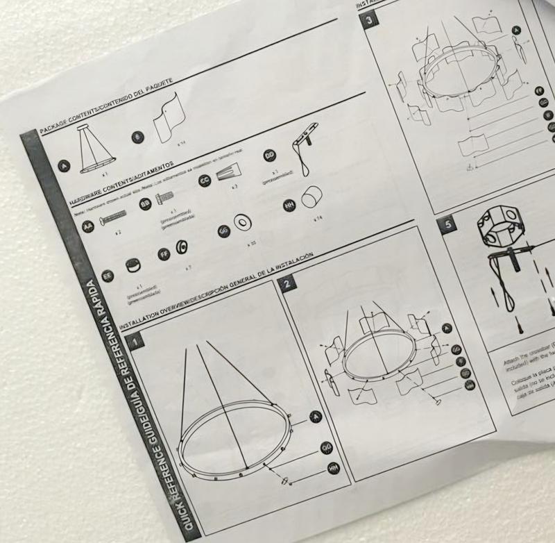 allen + roth 1-Light Matte Gold Modern/Contemporary Led Chandelier ...