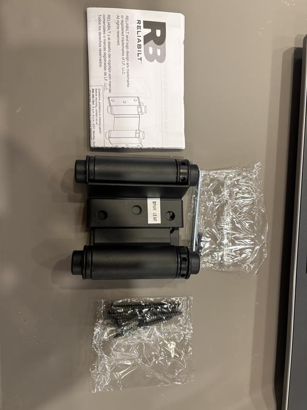 RELIABILT Hinges 3-in H Nickel Spring Interior Door Hinge in the Door ...