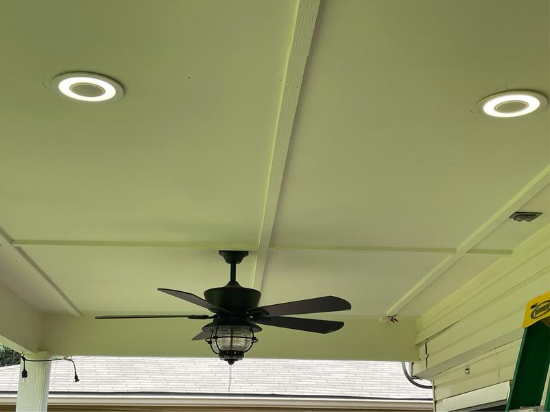 Lithonia Lighting Bluetooth Compatibility Matte White 6-in 720-Lumen ...