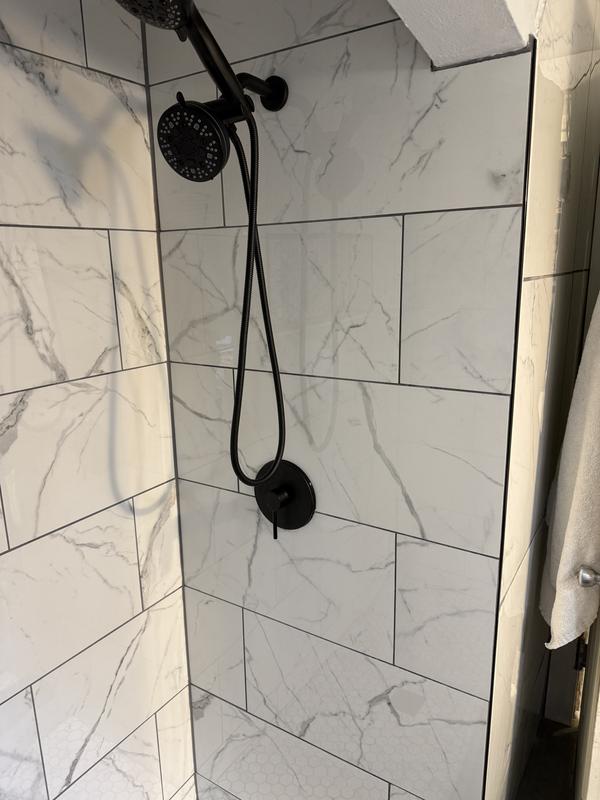 STAINMASTER Emperor Ash 12-in x 24-in Matte Porcelain Marble Look Floor ...