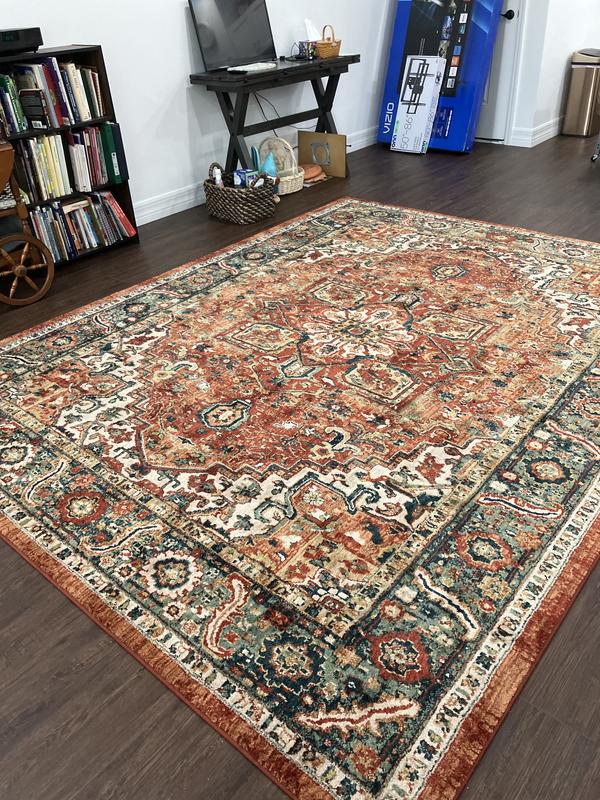 allen + roth with STAINMASTER Jezebel Performance 5 x 8 (ft) Loomed ...