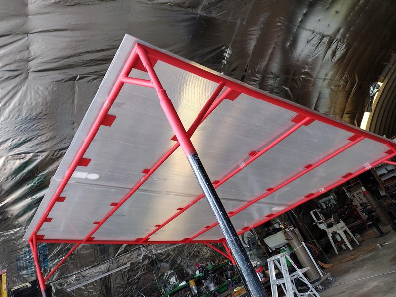 AmeriLux International MultiLite 4-ft x 8-ft Ribbed Clear Polycarbonate ...