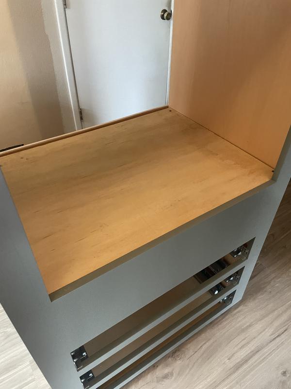Diamond Express Jamestown 36-in W x 34.5-in H x 24-in D Coastline Brown ...