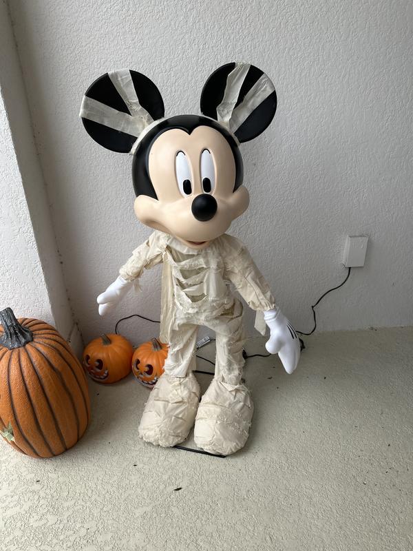 Disney 4-ft Mickey Mouse Mummy Motion Activated Animatronic in the ...